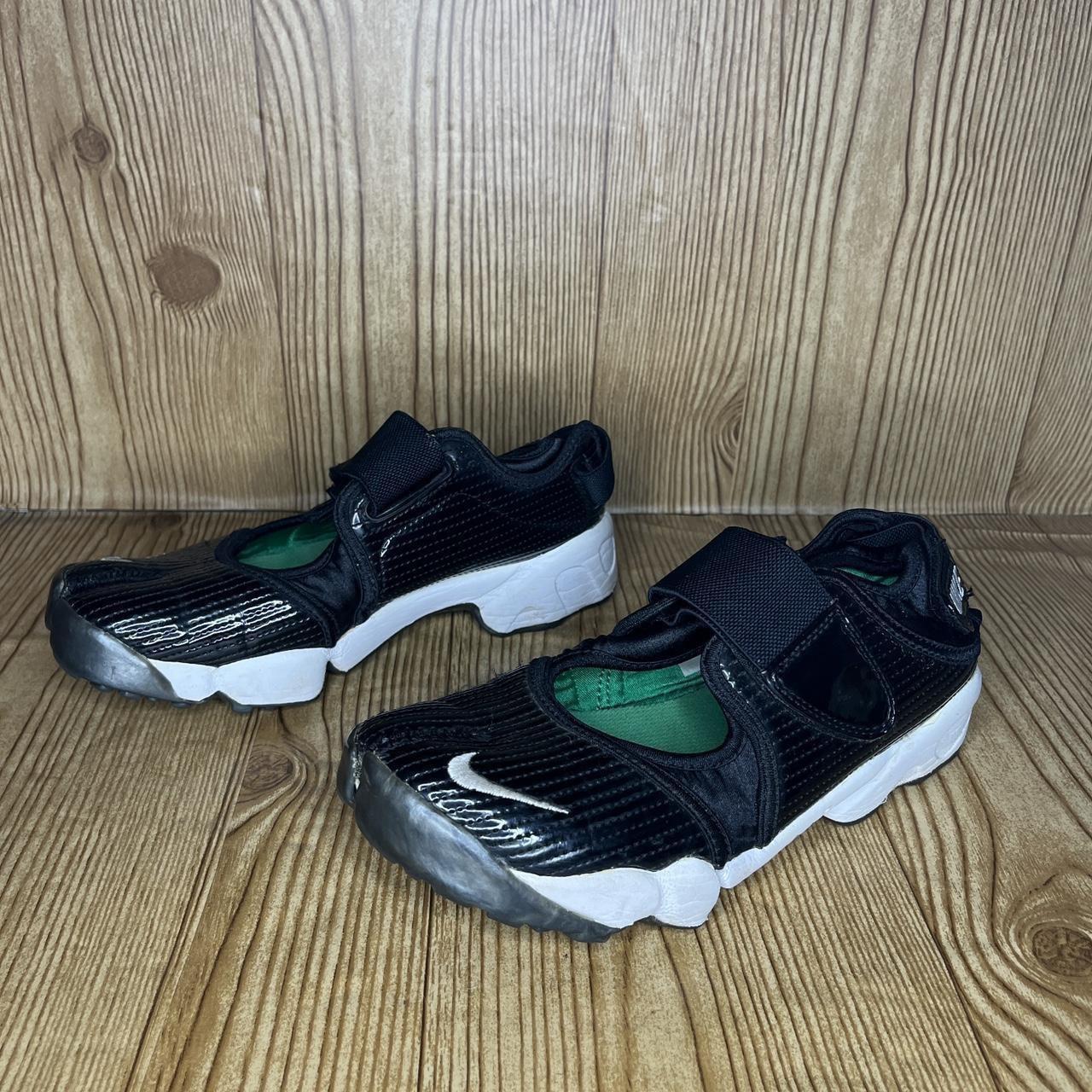 Rare Nike Air Rift Split Toe Black sneaker Women’s... - Depop