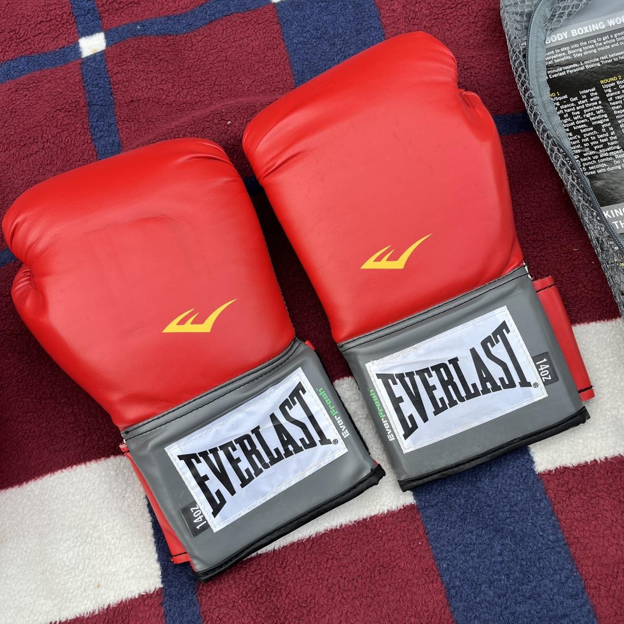 Everlast Pro Style Training Gloves Red Boxing... | Depop