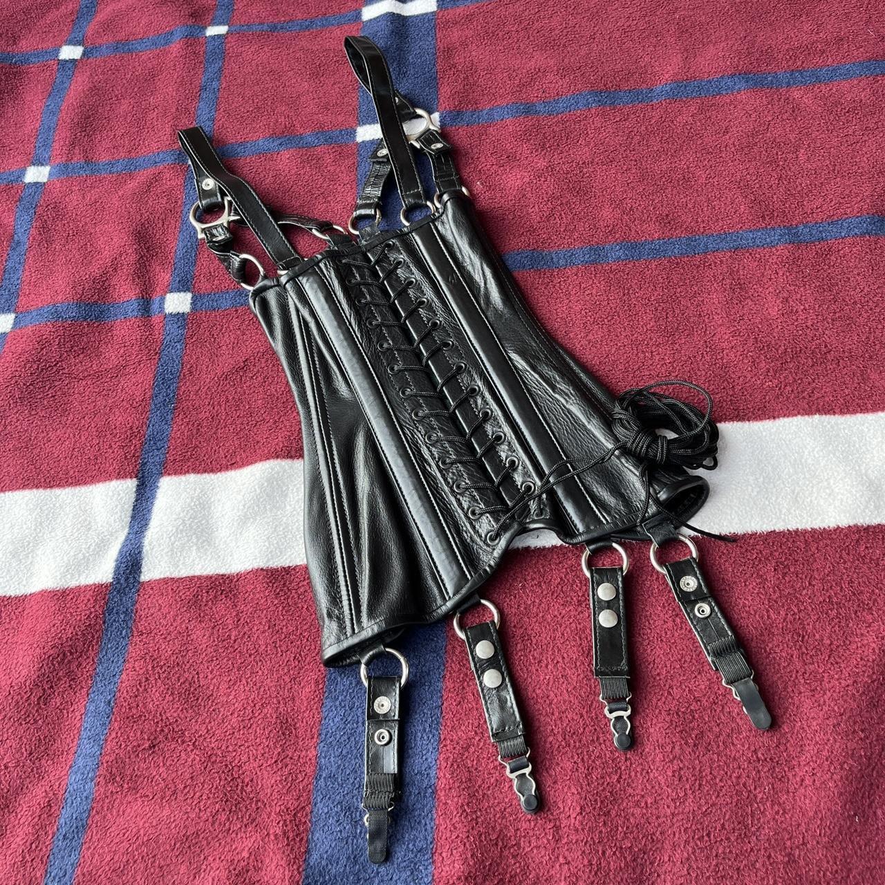 Vintage Stormy leather Stormyleather black full zip... | Depop