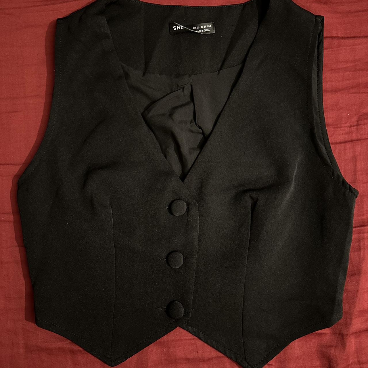 black vest! #alt #simple #cute - Depop