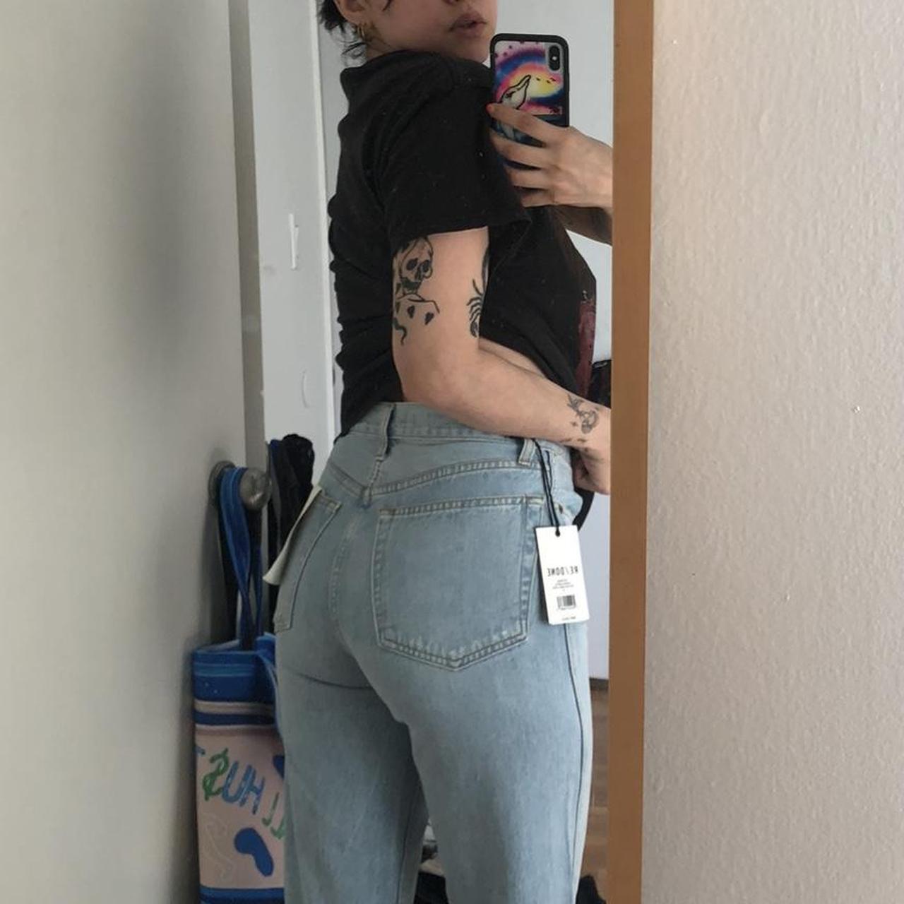 REDONE 90’S HIGH RISE LOOSE 🩵 Hott and flattering... - Depop