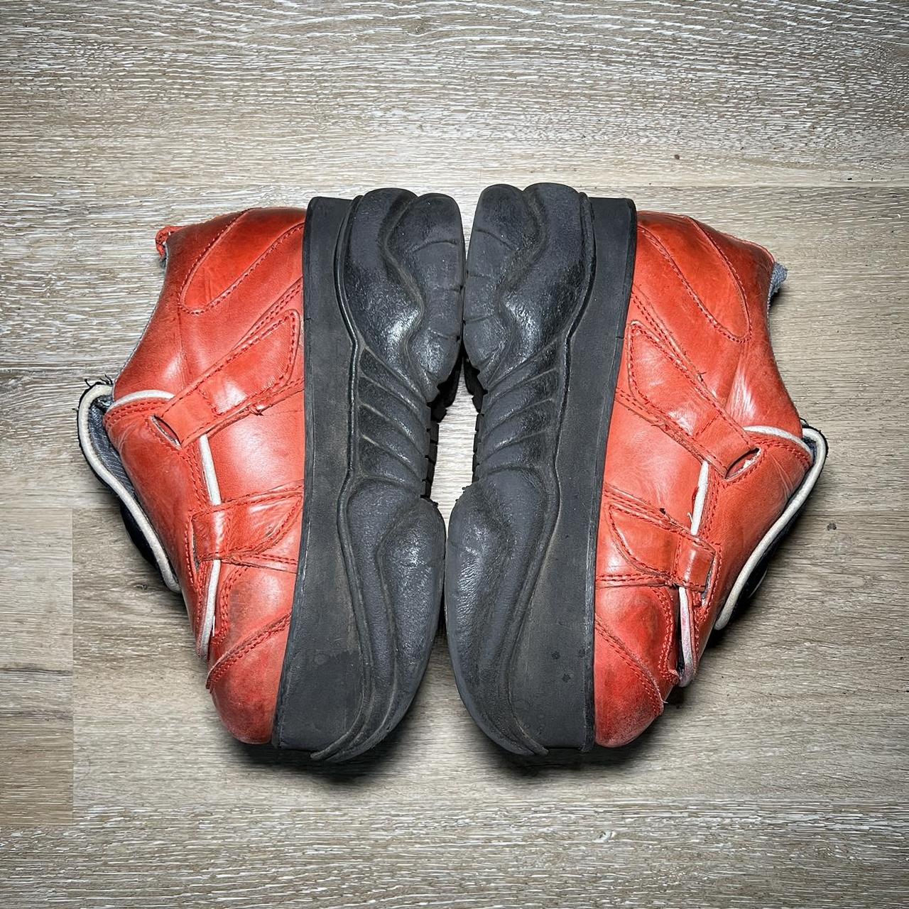 iconic red swear london street mix 06 platforms size... - Depop