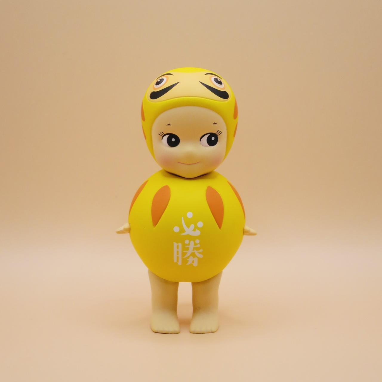 New Sonny Angel Yellow Lucky Victory Daruma Japanese... | Depop
