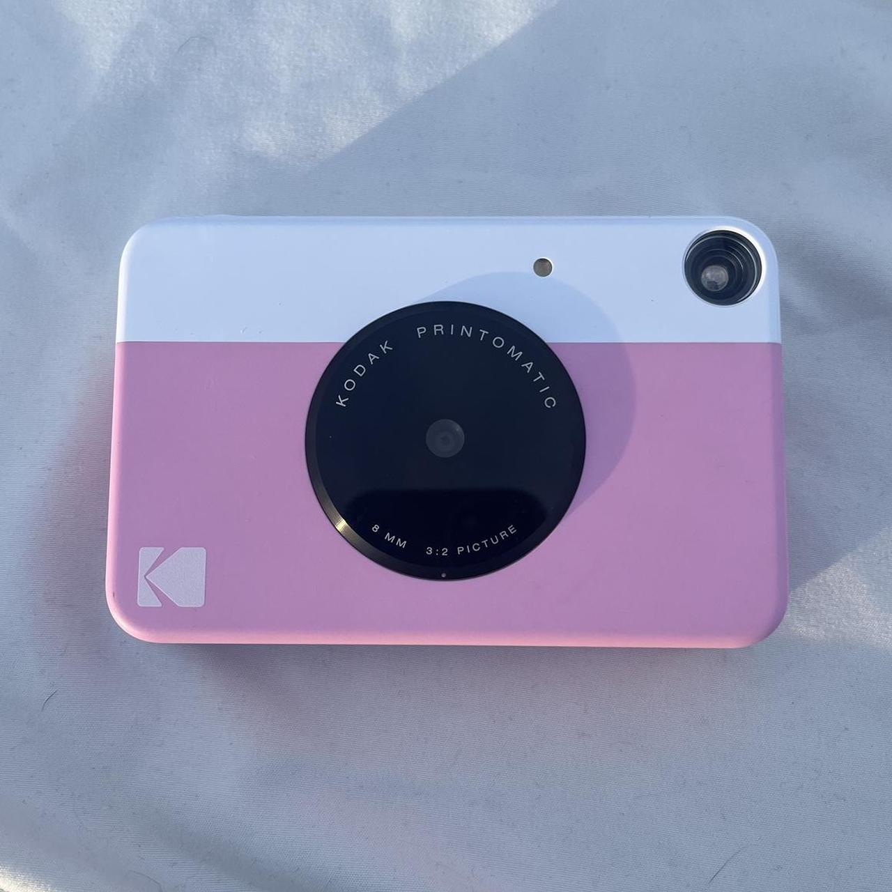 pink kodak printomatic instant print camera film... - Depop