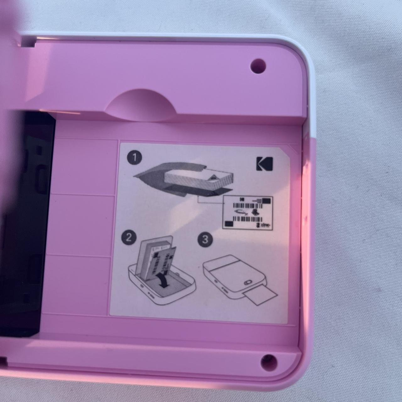 pink kodak printomatic instant print camera film... - Depop