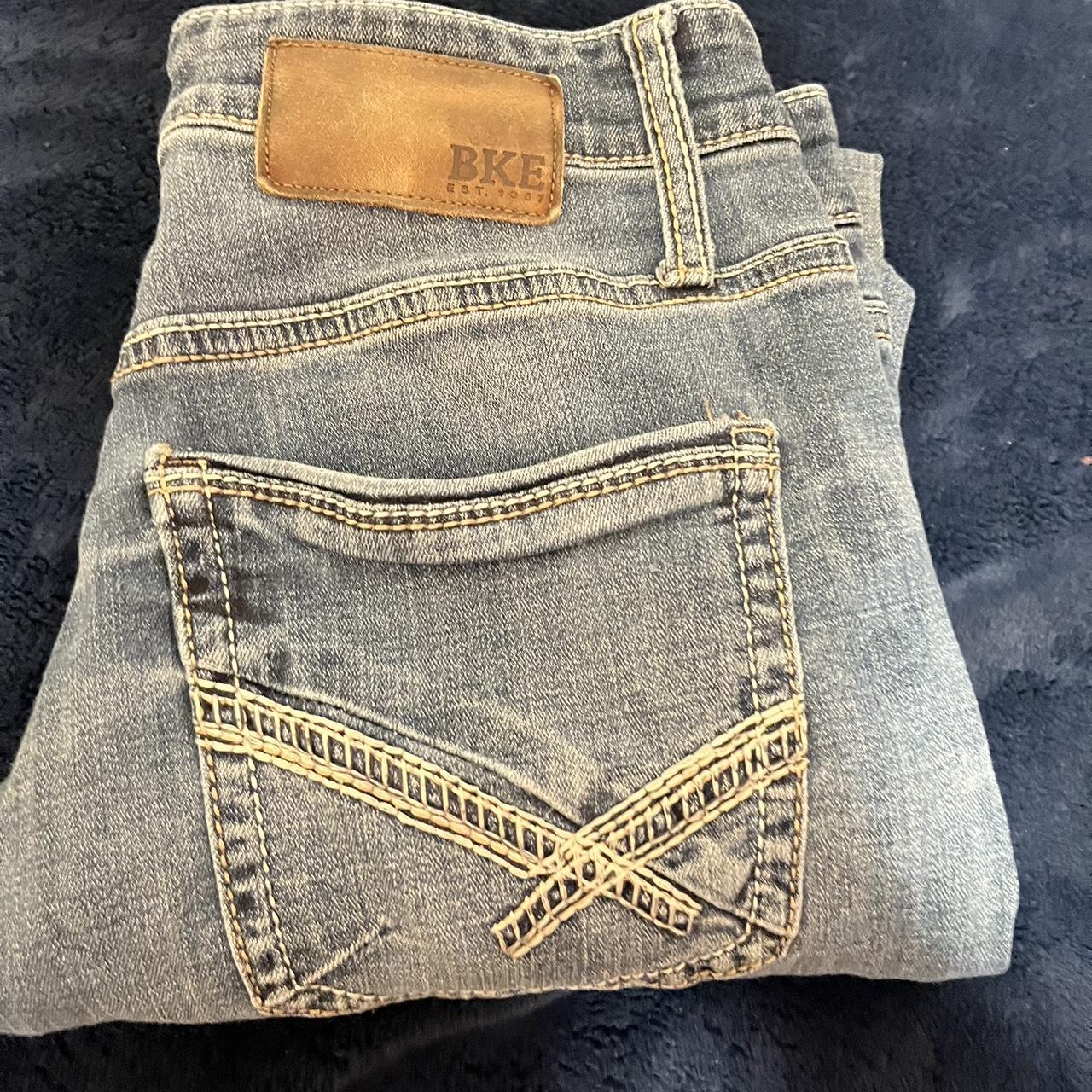 BKE jake straight Jeans size 29/30 no distressing... - Depop