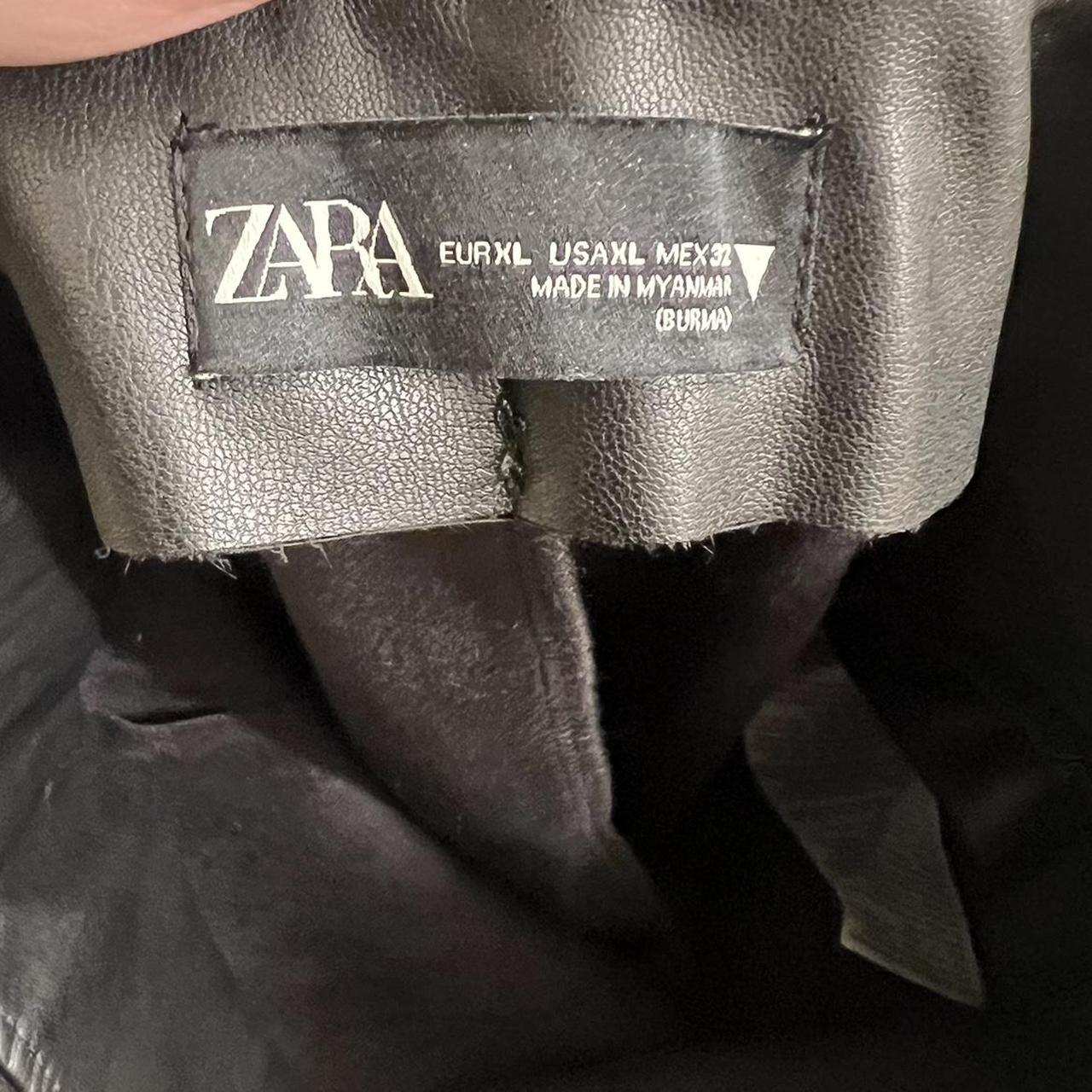 ZARA fake leather pants best fits L/XL - Depop