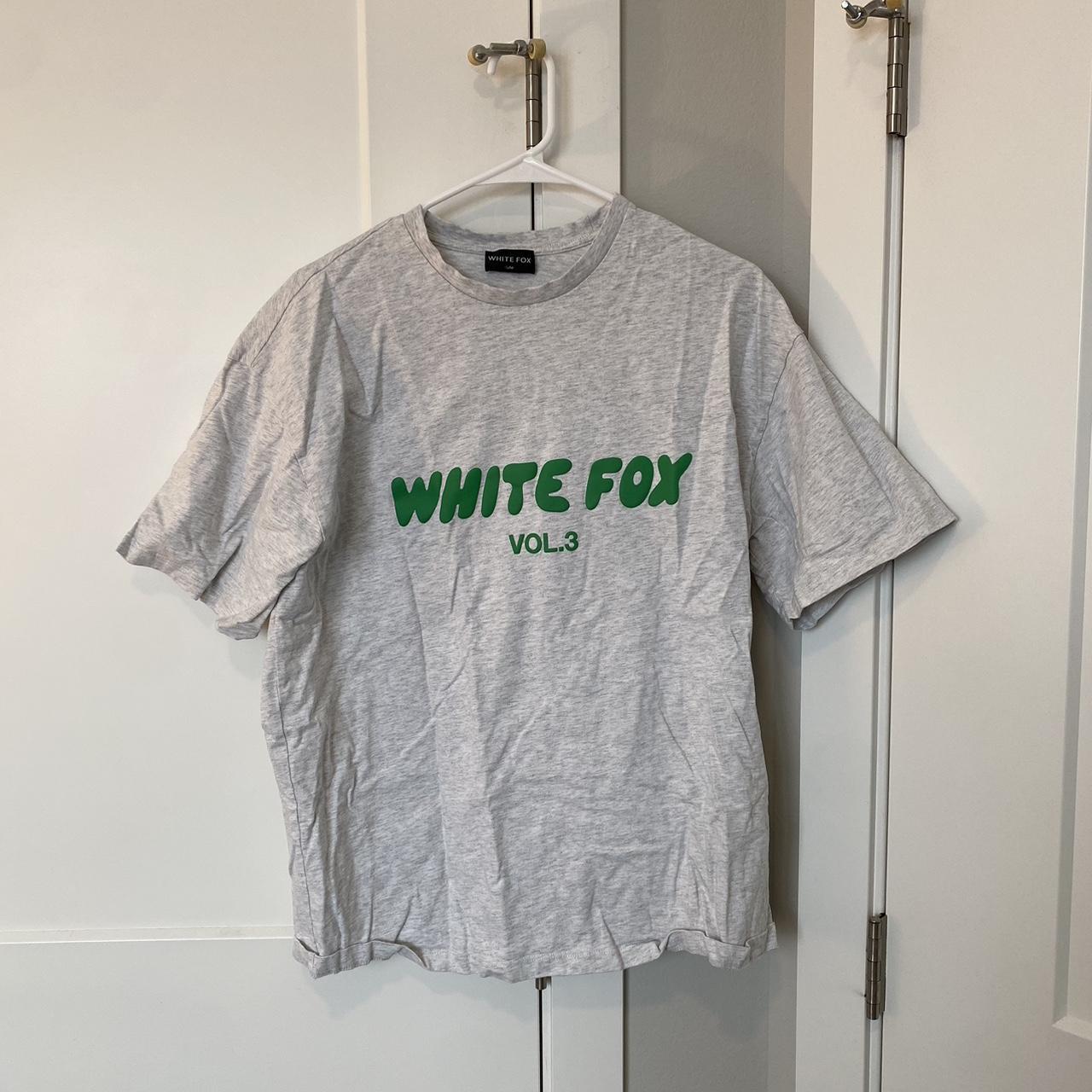 White Fox Oversized Tee! Size small/medium! - Depop