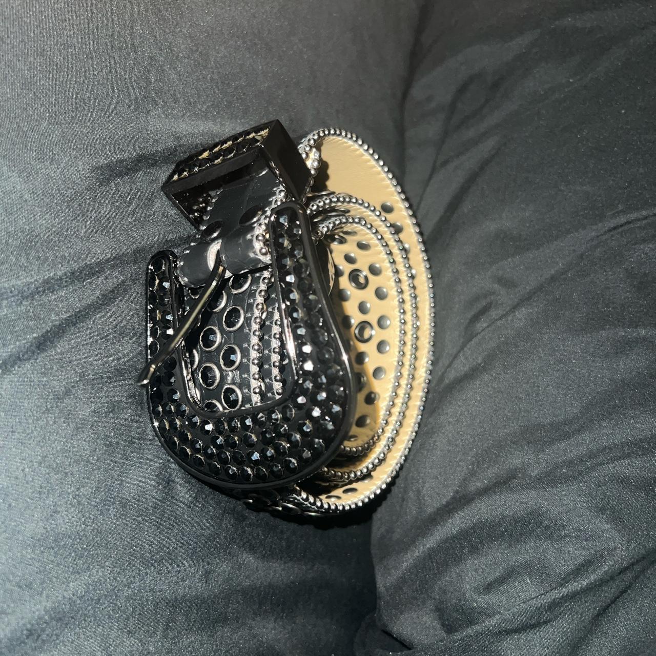 vintage bb simon belt size 42 no box - Depop