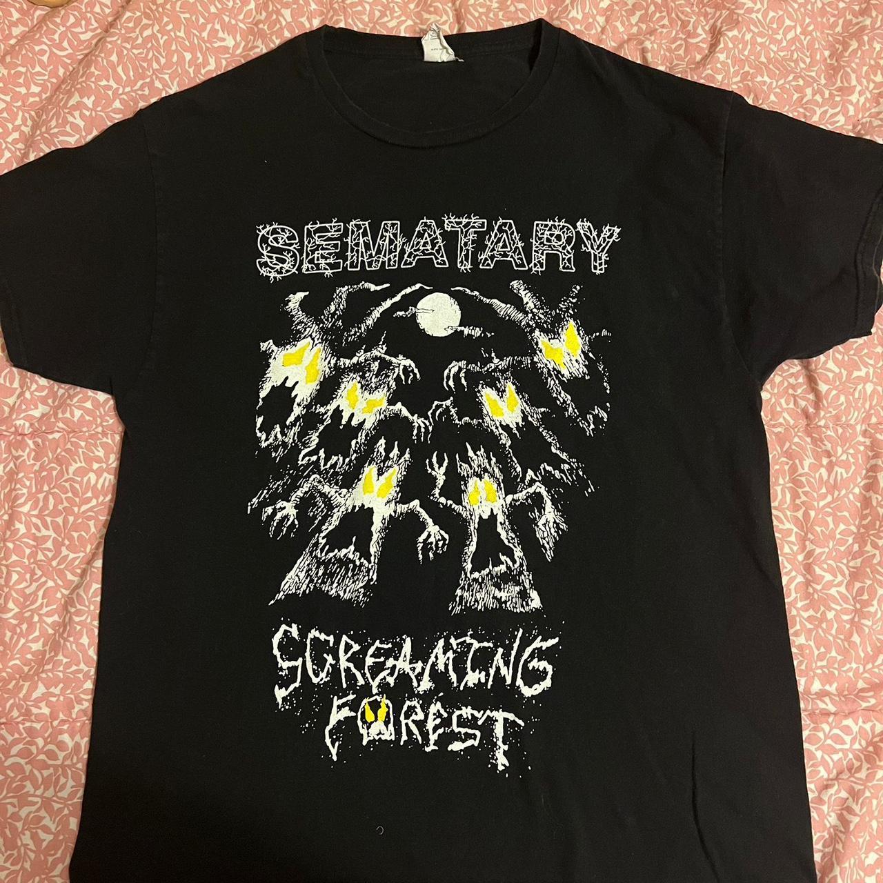 Rare ah sematary shirt from tha screaming forest yk... - Depop