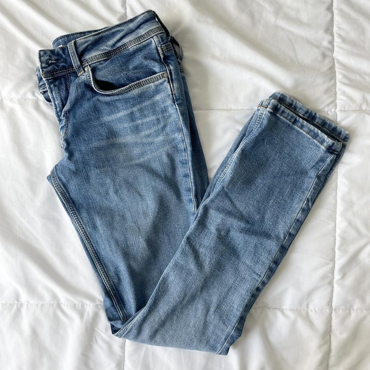 Pepe Jeans London Wiser Wash Mid Rise cute back... - Depop