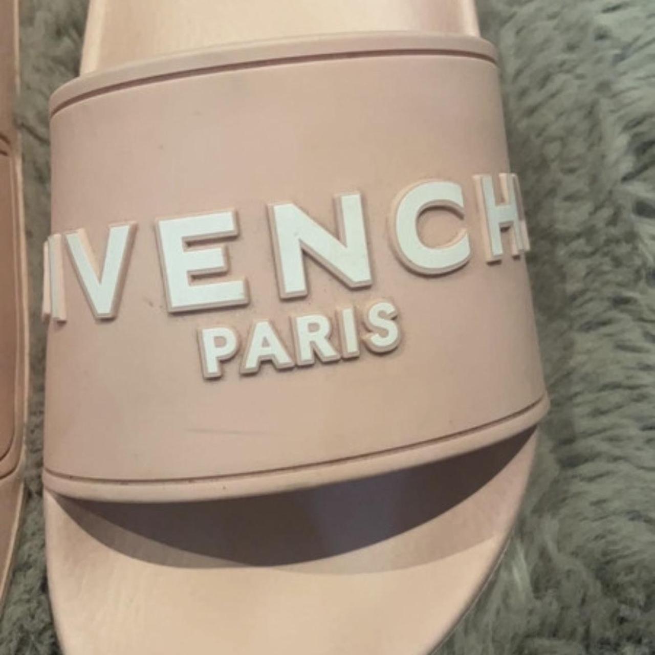 Givency Rose Pink Sliders. Worn a few times but good... - Depop