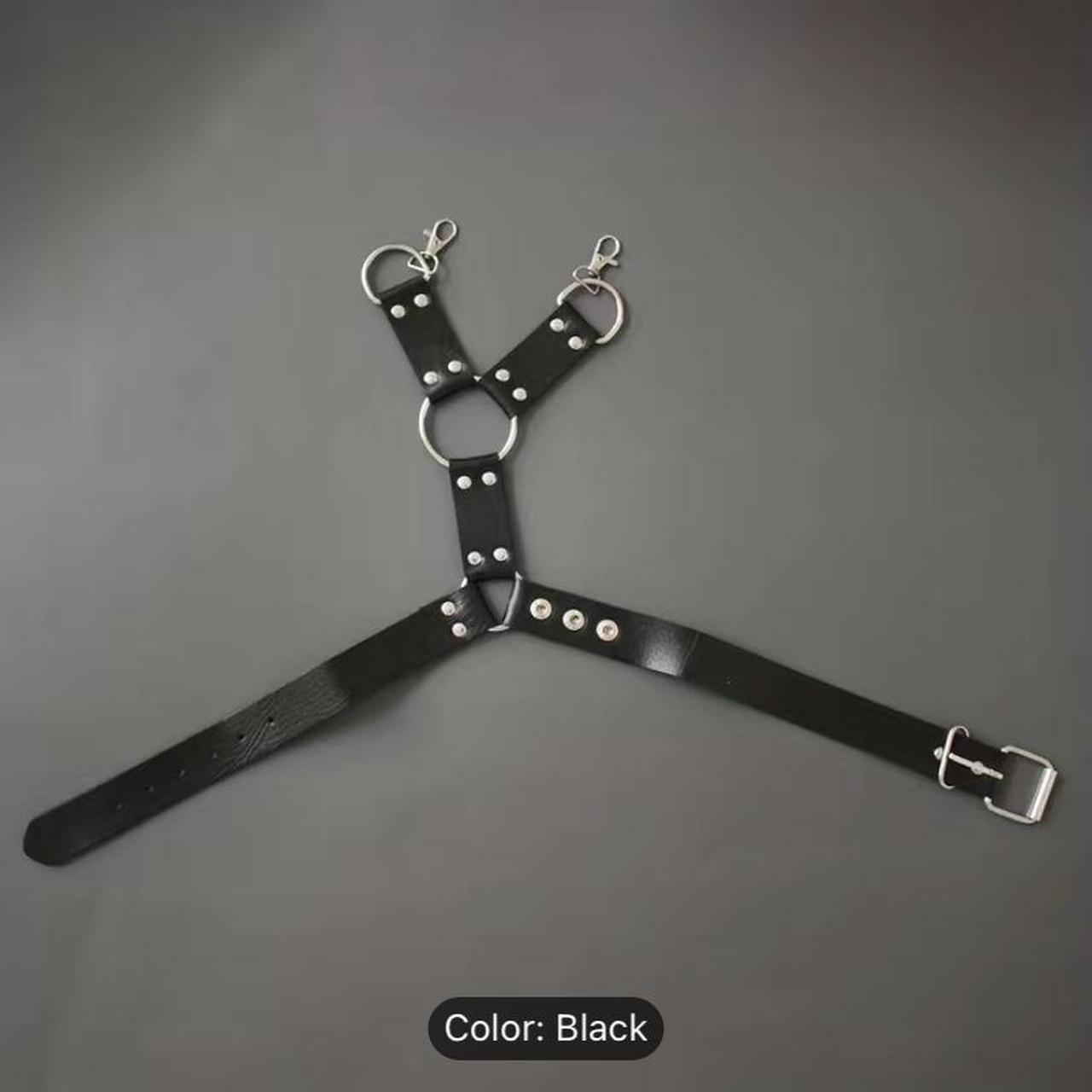 1pc Goth Leather Leg Ring, Trend Leather Decorative... - Depop