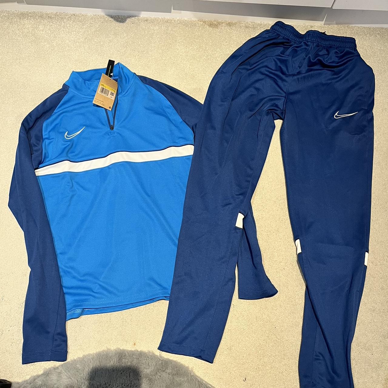 Nike Blue Dri-Fit - FULL SET - Size S Runs a bit big... - Depop