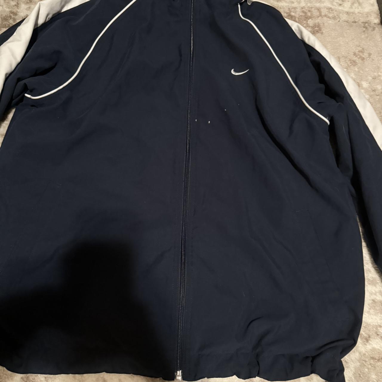 Vintage Nike zip up windbreaker, small flaws shown... - Depop