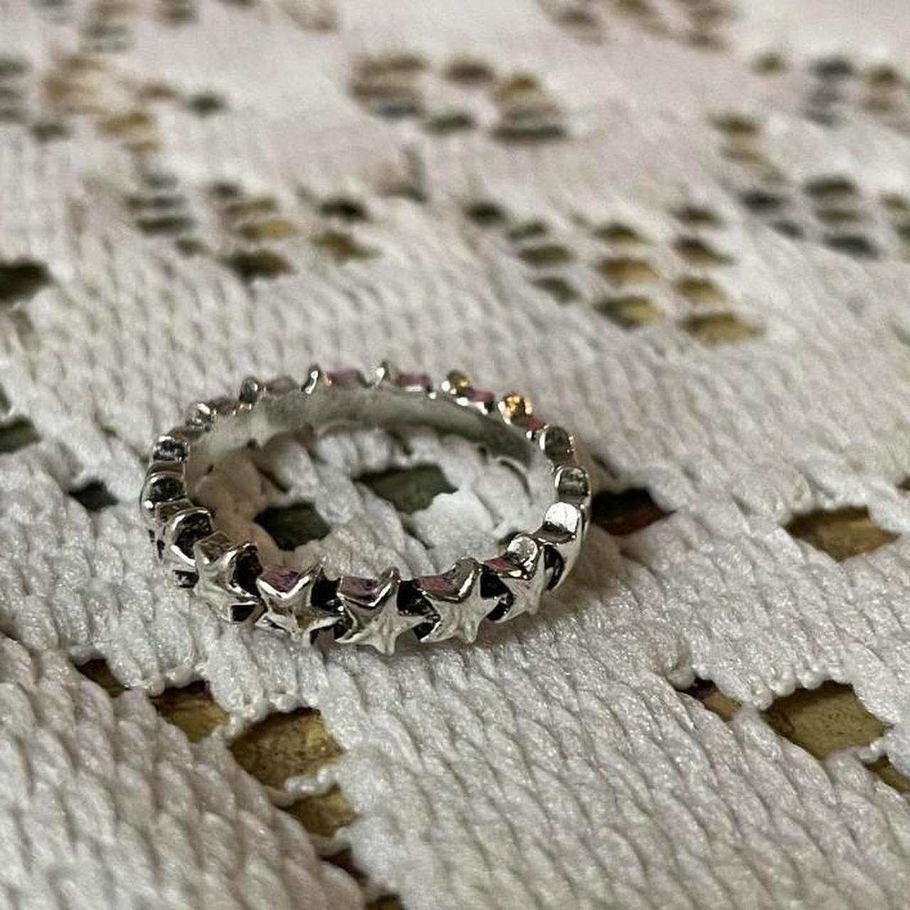 Y2k inspired 8 ball plus star Y2K ring #ring... - Depop