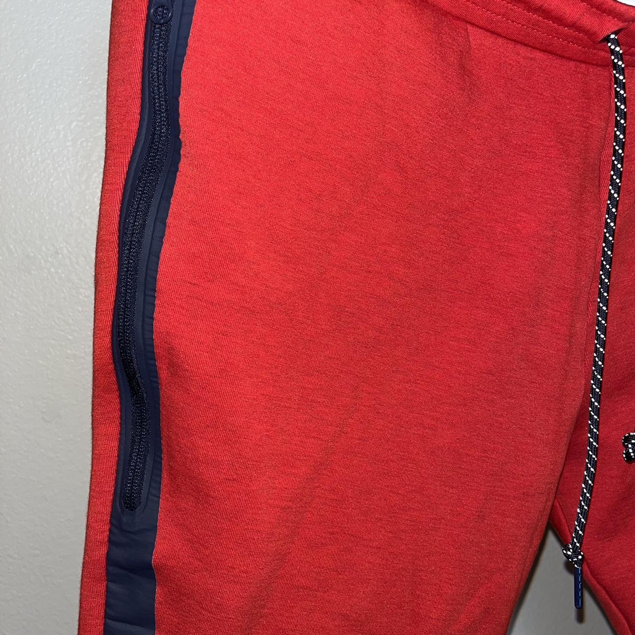 Nike tech fleece pants red size XL have marks at the... - Depop