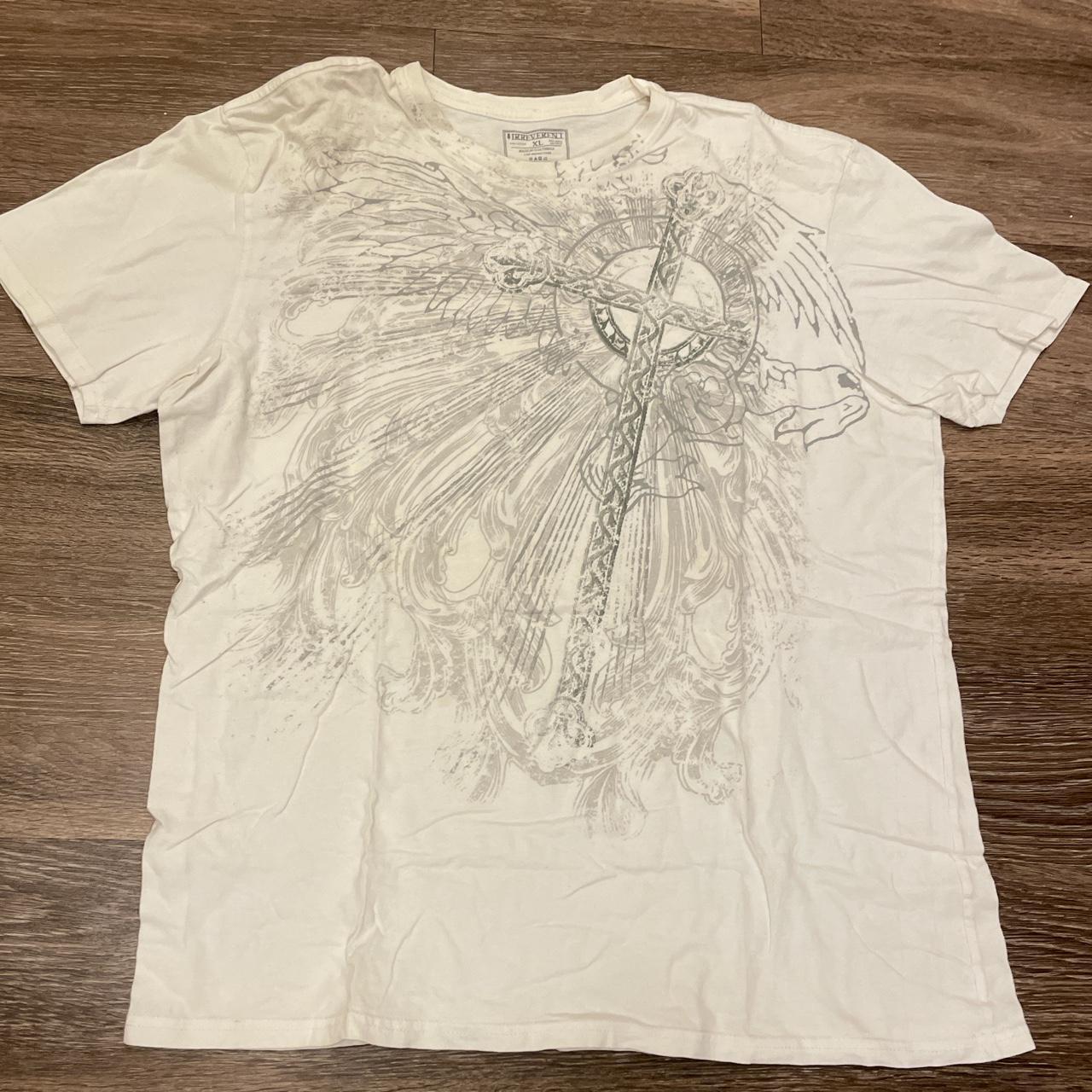 Irreverent Y2K Jesus tee, size XL perfect... - Depop