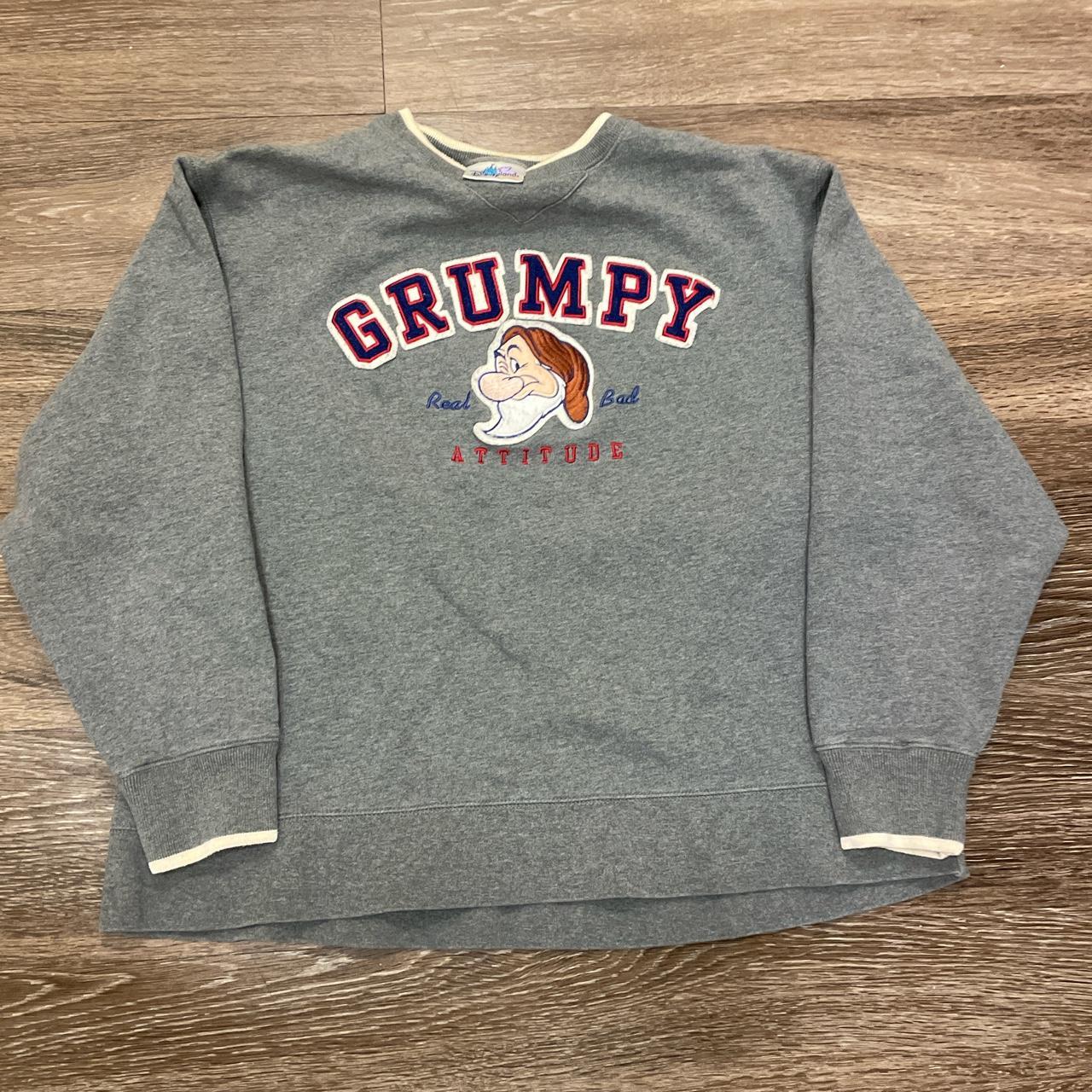 Disney Grumpy crewneck, size M perfect condition... - Depop