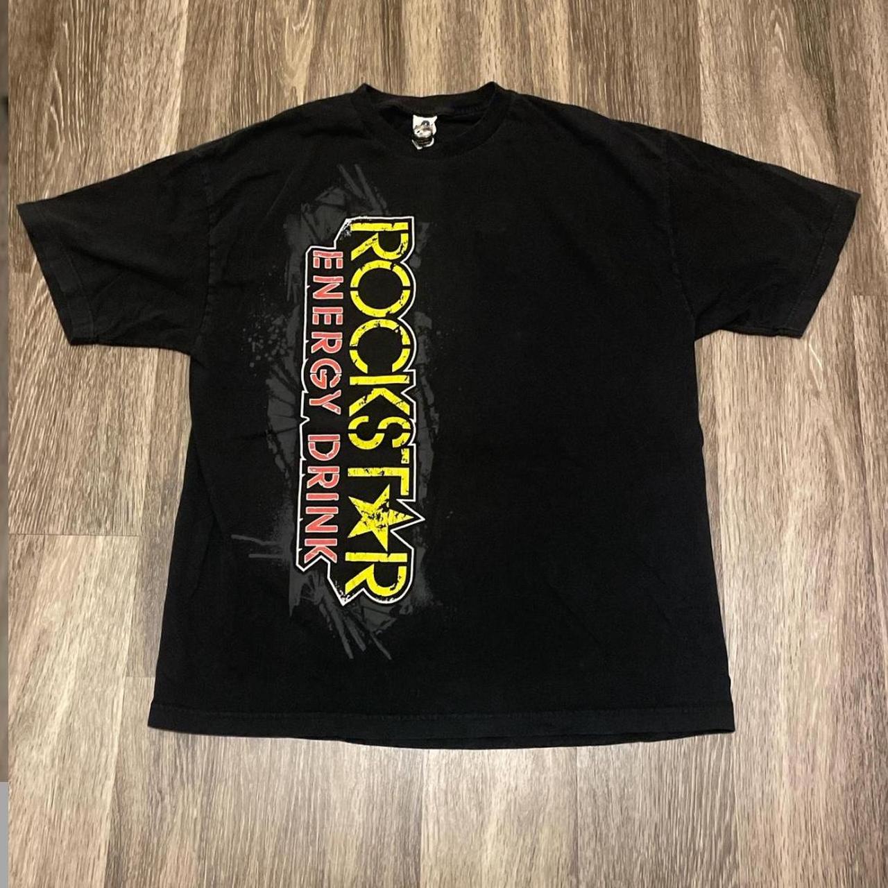 Vintage Y2K Rockstar tee, size XL great condition.... - Depop