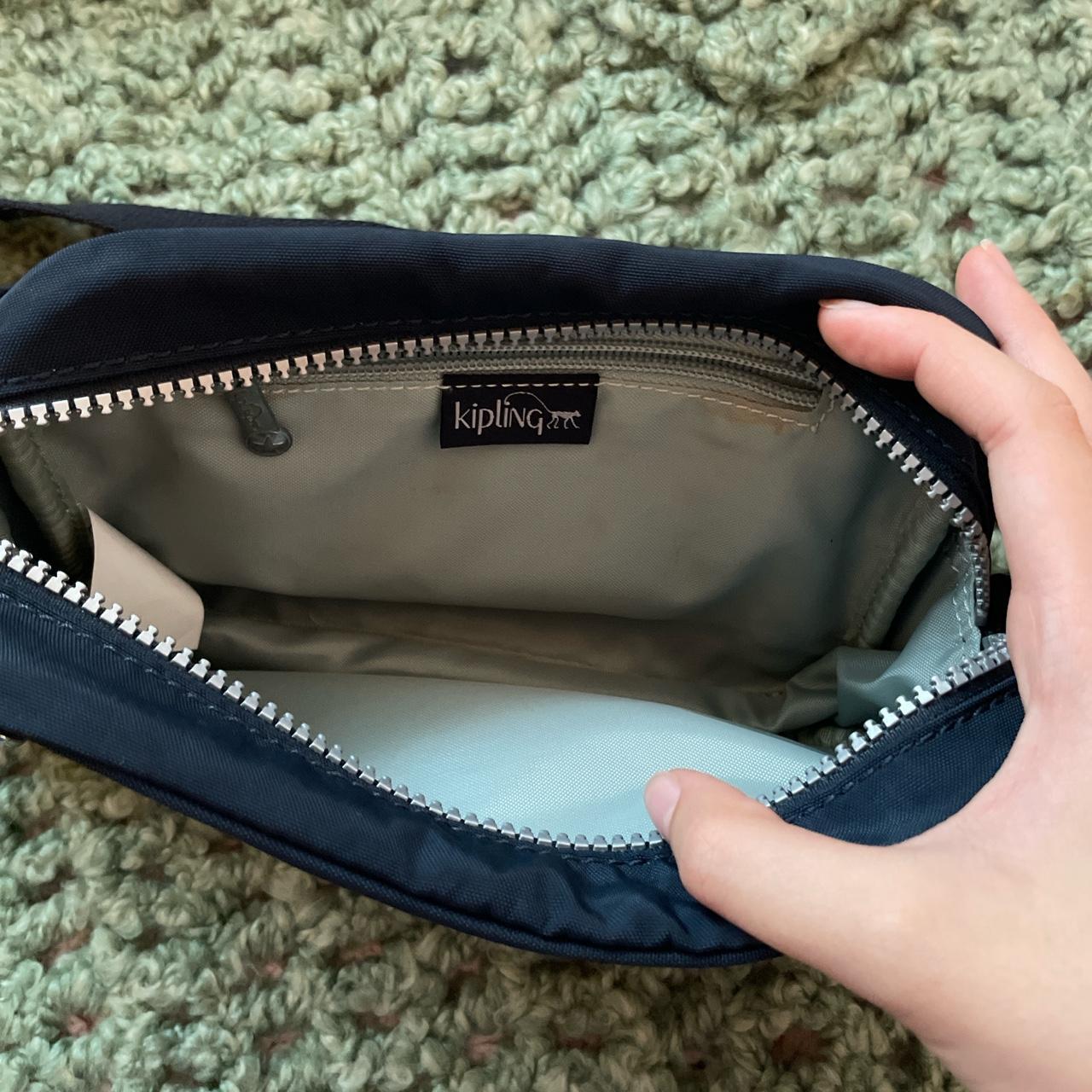 Small Navy Blue Kipling Crossbody Bag Excellent... - Depop