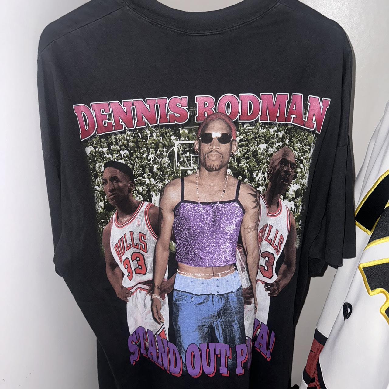 VINTAGE 90s STYLE RAP TEE - SIZE MEDIUM BUT XL FIT... - Depop