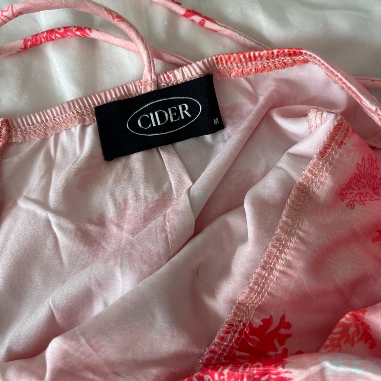 Cider- Maxi Dress with Sea Coral Pattern - Depop