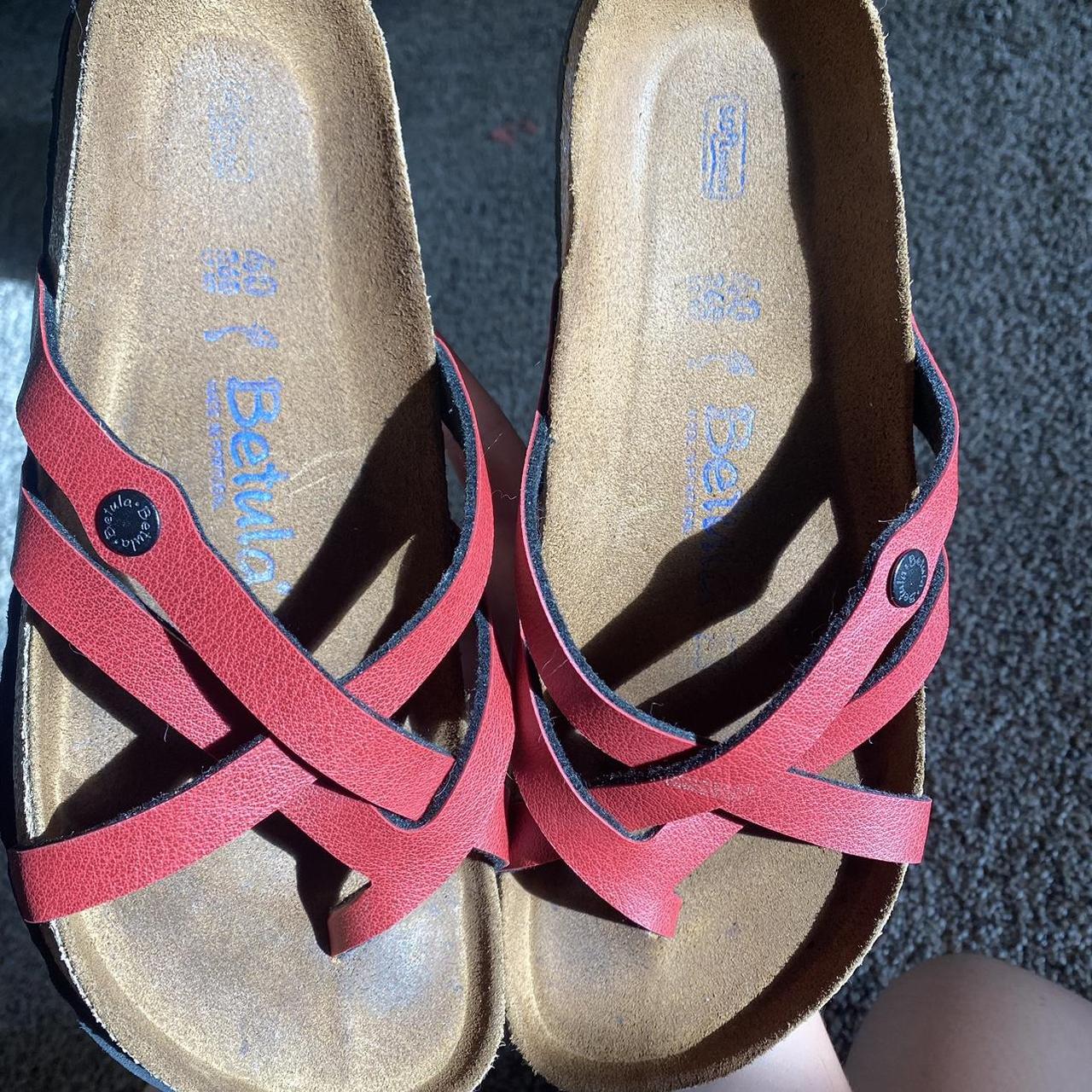 Birkenstock Betula Womens 40N Soft Footbed Sandal... - Depop