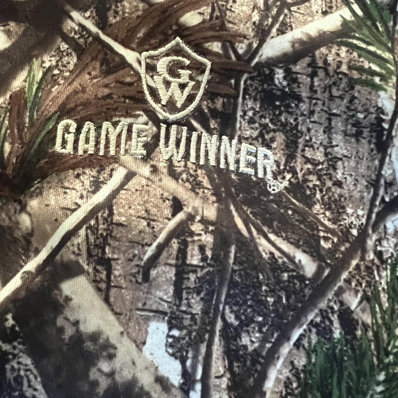 Camo “Game Winner” Jacket. Size 2xL. There are a few... - Depop