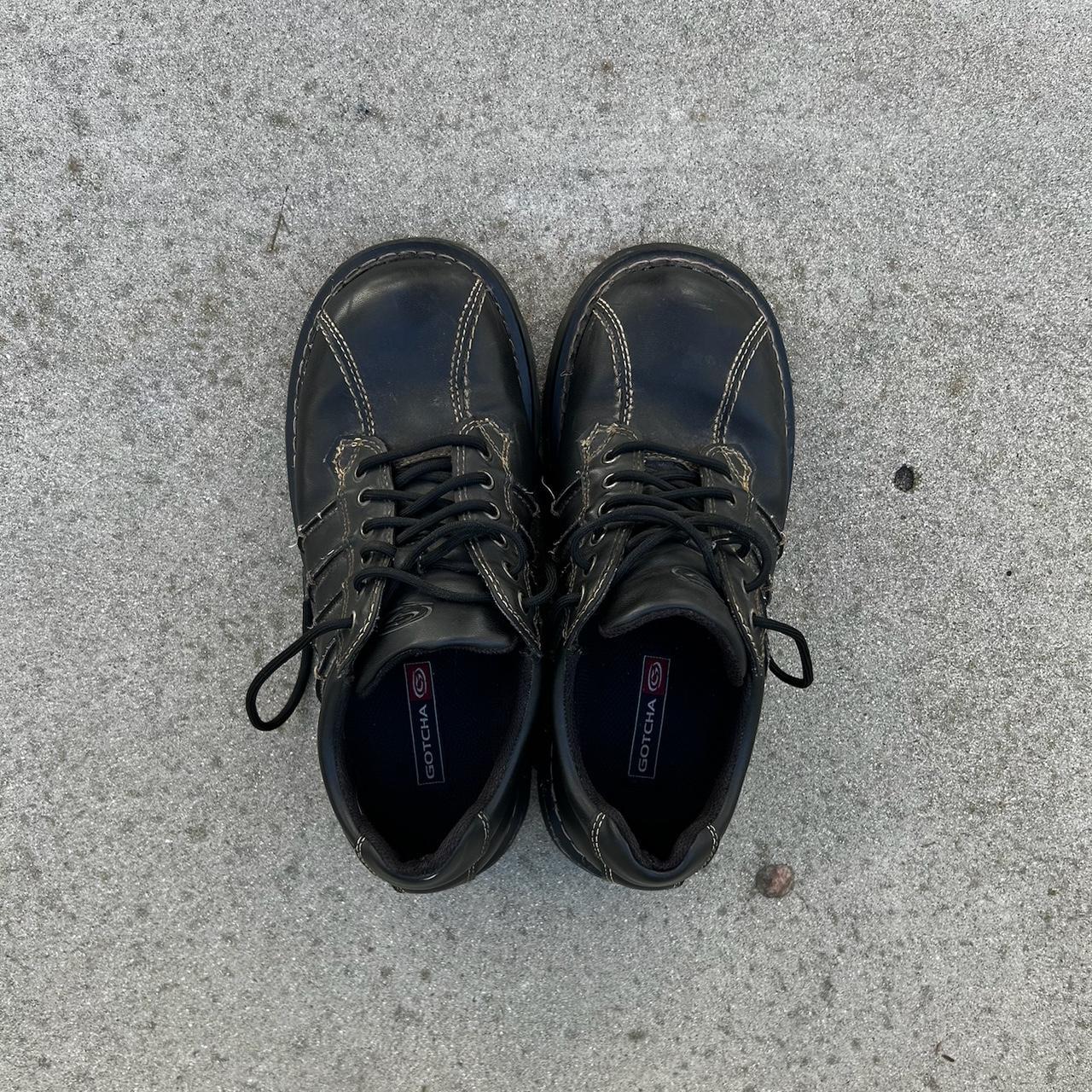 Gotcha leather shoes, doc marten like #docmartens... | Depop