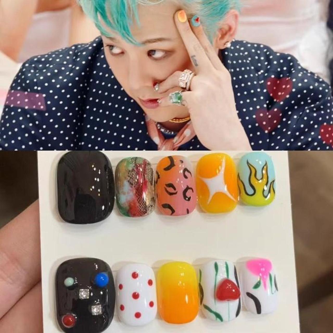 g dragon nails design set | Depop