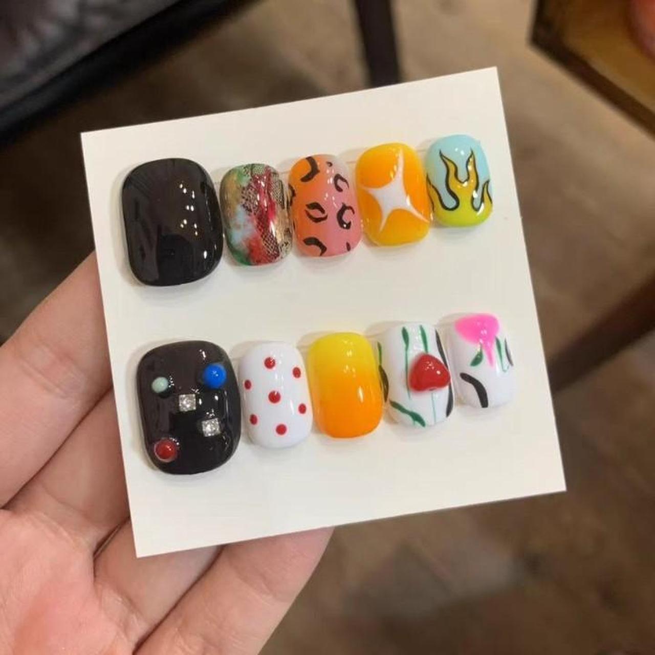 g dragon nails design set | Depop