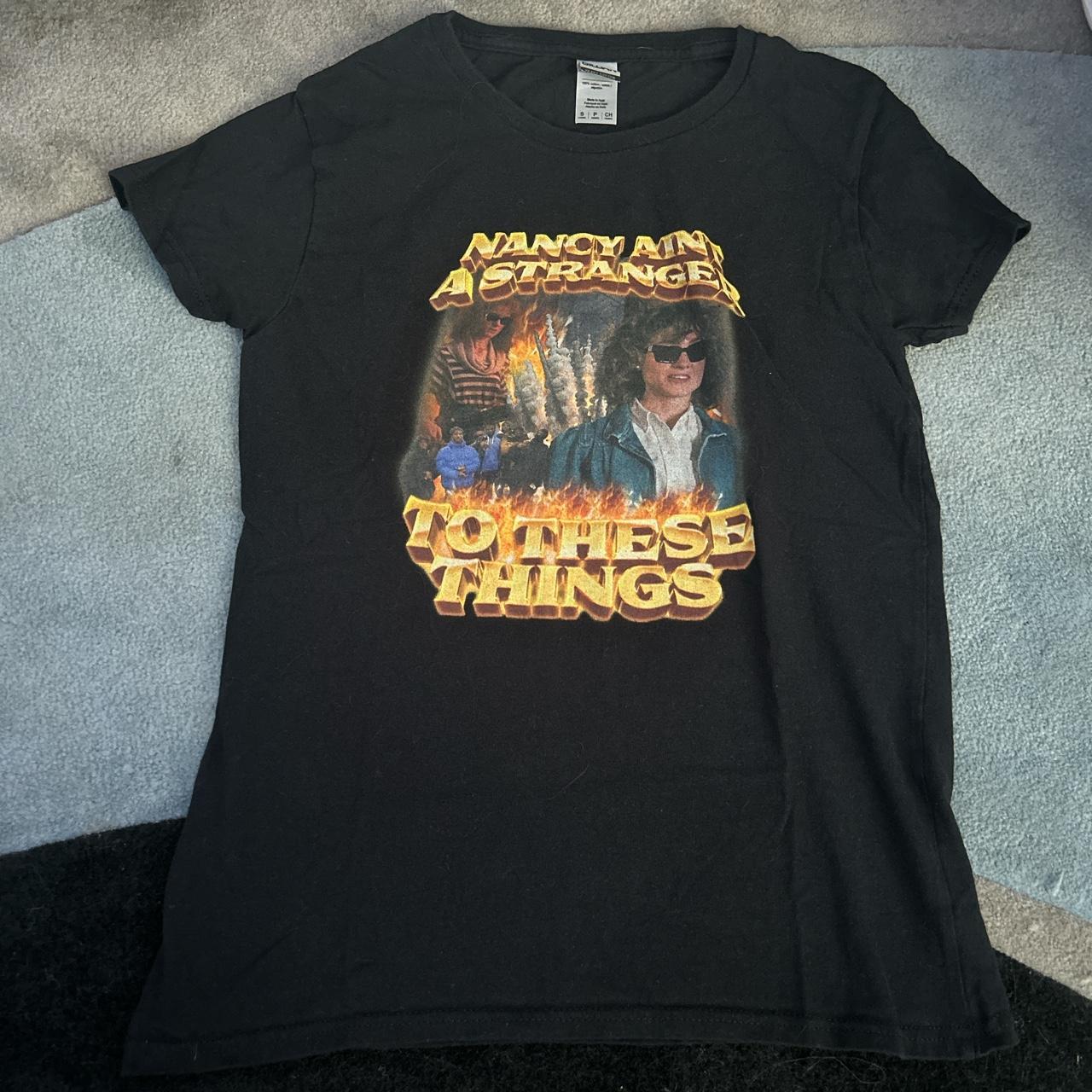 Stranger things tshirt, Nancy, super cute, an funny,... - Depop