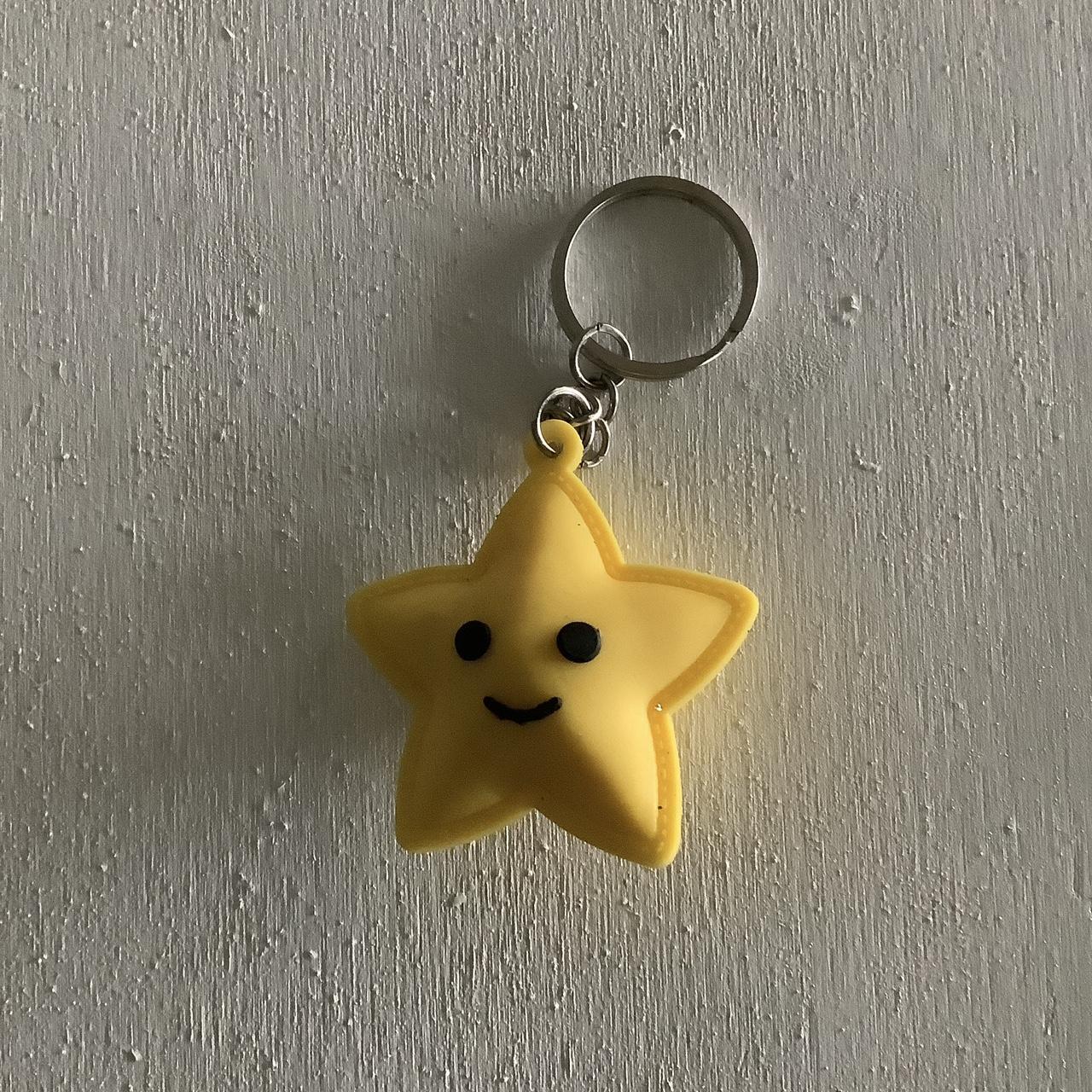 Yellow star keychain . . . #y2k #kidcore #cute - Depop