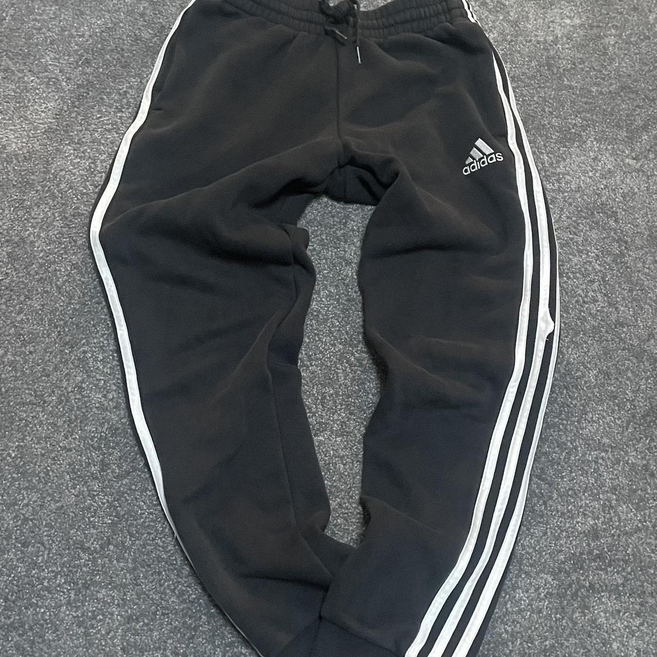 Black Adidas Tracksuit Size Mens Small Decent... - Depop