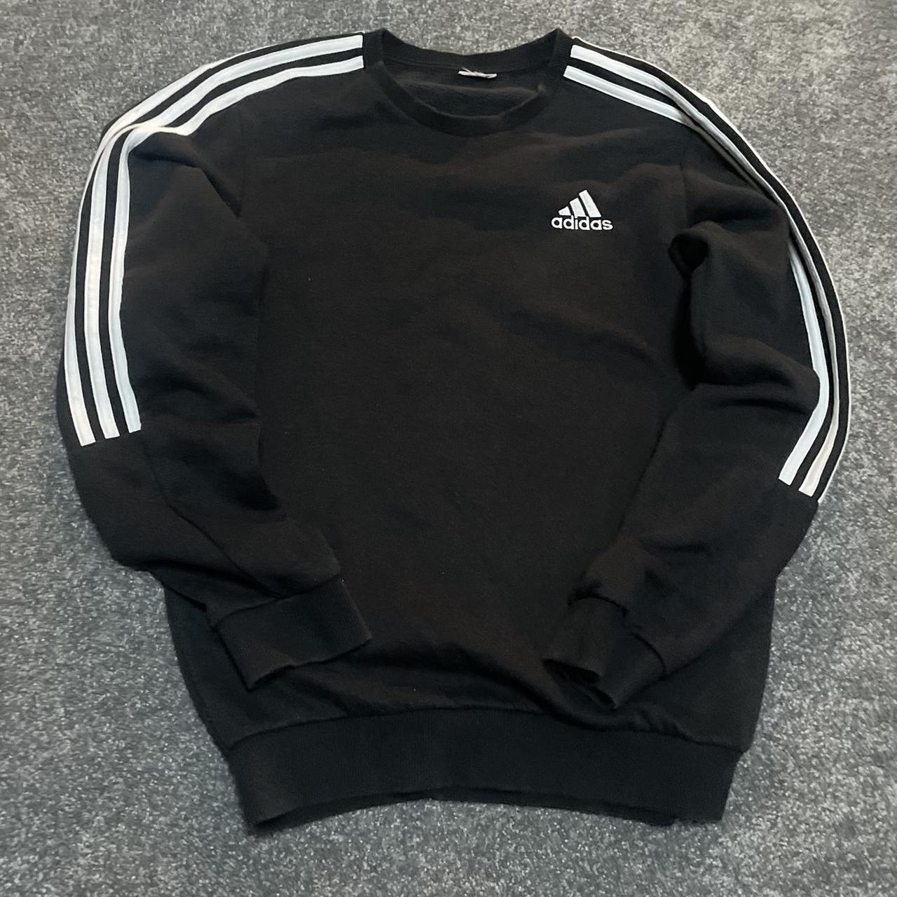 Black Adidas Tracksuit Size Mens Small Decent... - Depop