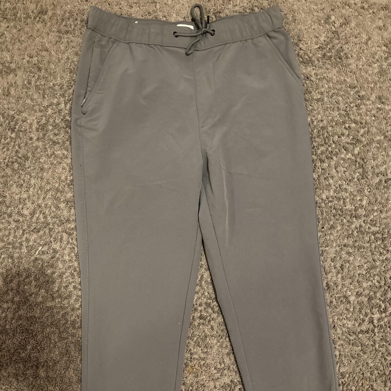 Goodfellow grey elastic sweats Size medium Feel... - Depop