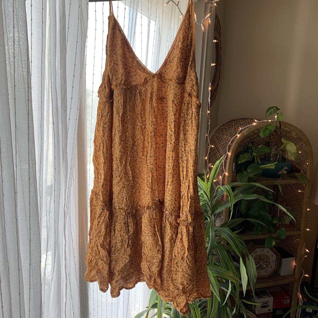 Wild Fable flowy dress. Gorgeous yellow color. Can... - Depop