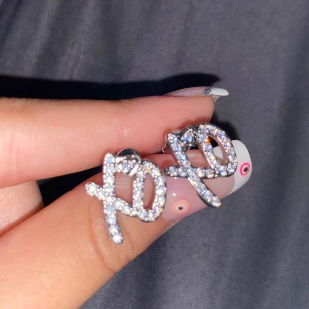 XO Weeknd earrings material: copper plated, real... - Depop