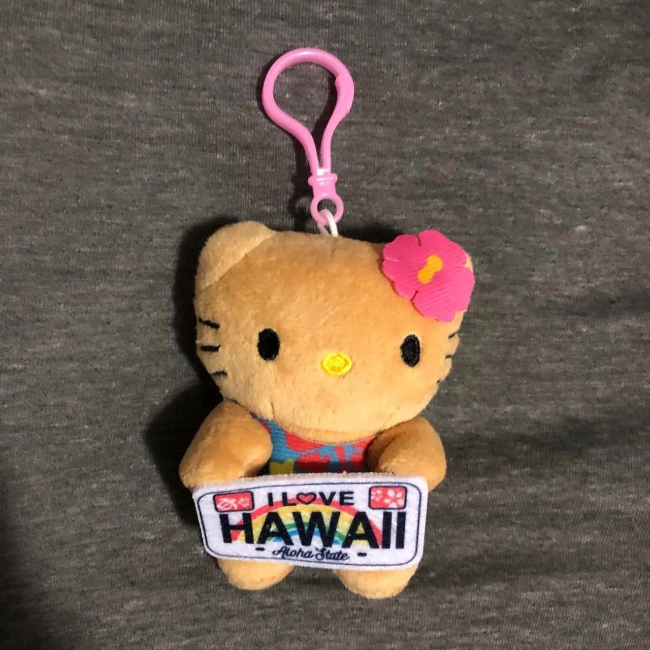 hawaii hello kitty sanrio plush keychain #hawaii... - Depop