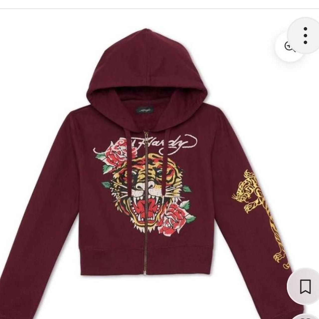 TRADE POST for honia -ed hardy jacket -zara tank - Depop