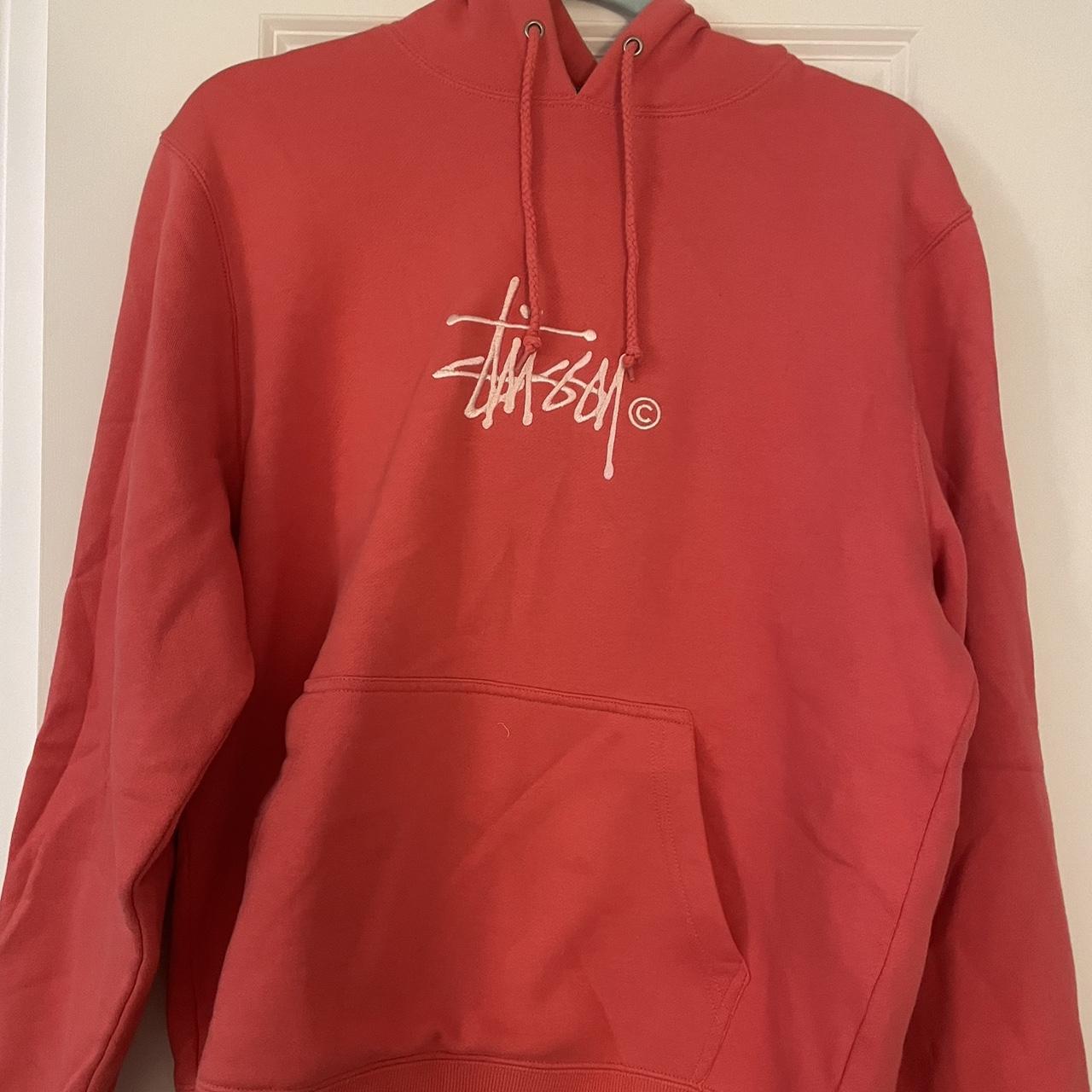 Stussy’s red sweatshirt - Depop