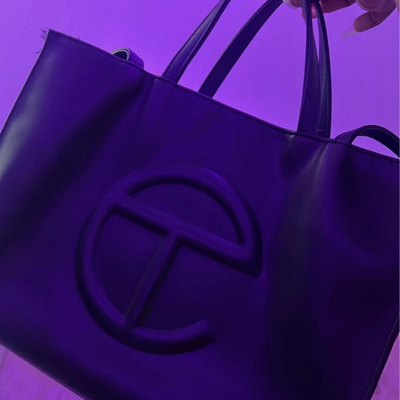 Black leather telfer bag Medium size - Depop