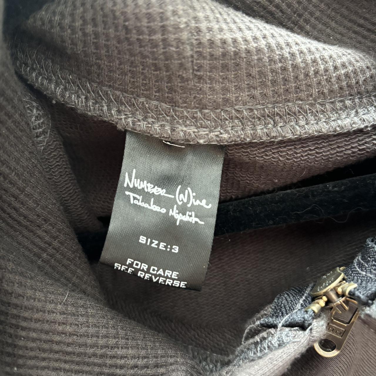 Number nine skull zip up - Depop