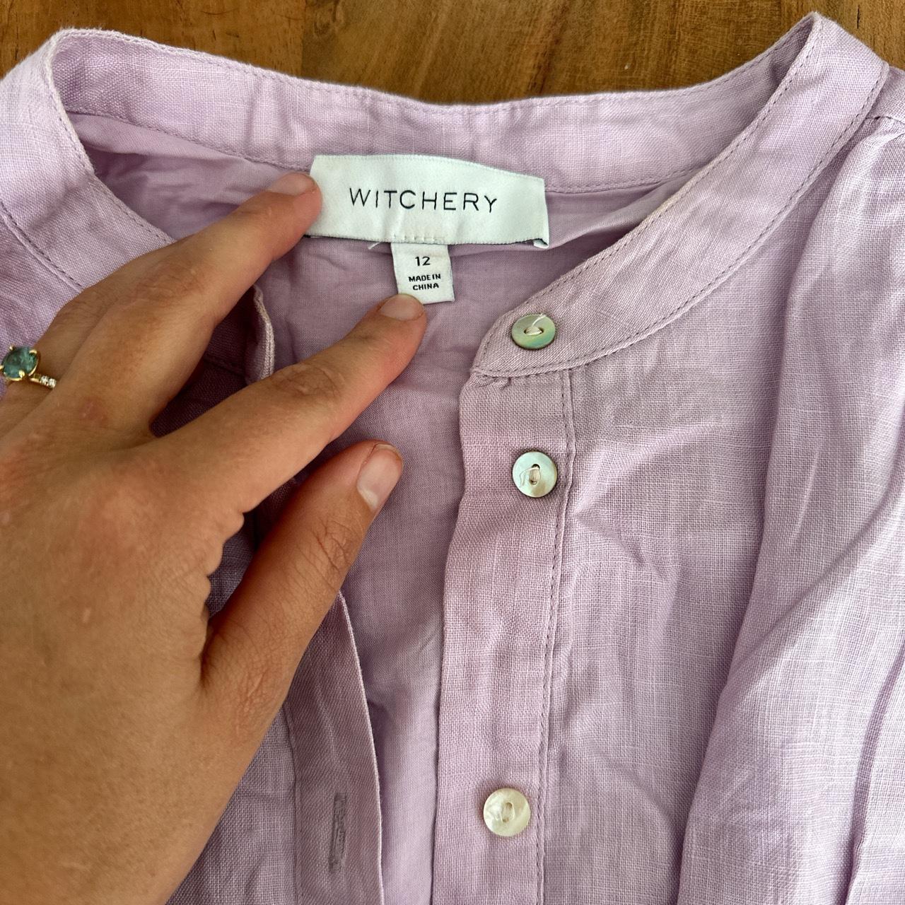 Witchery lilac purple summer dress Small two marks... - Depop