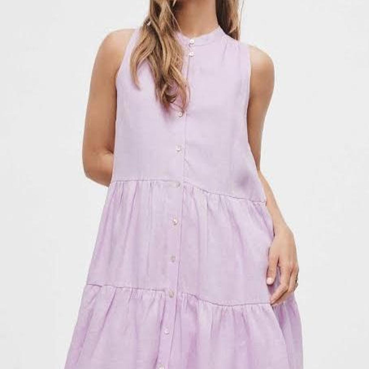 Witchery lilac purple summer dress Small two marks... - Depop