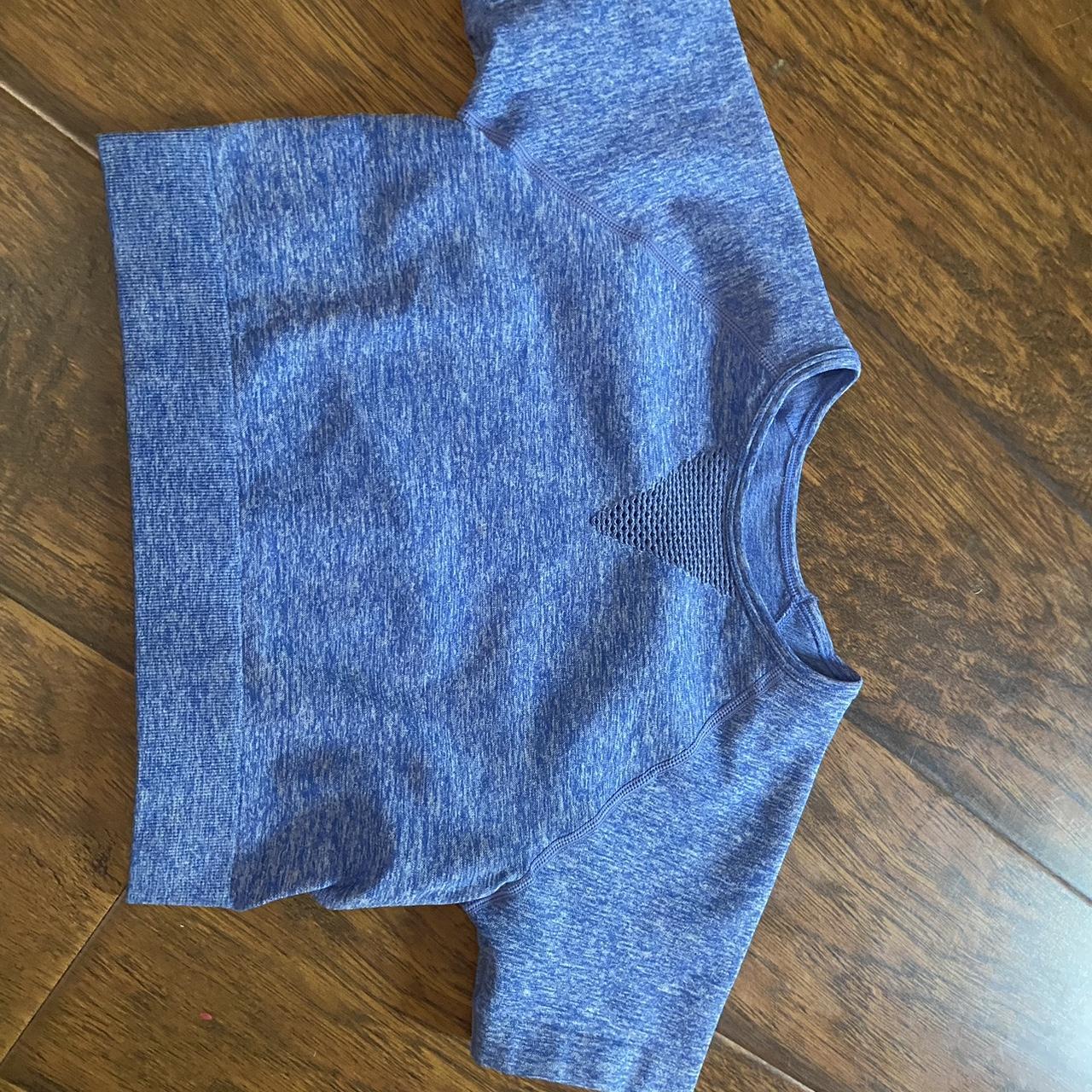 Buff bunny athletic stretchy cropped tee, never... - Depop