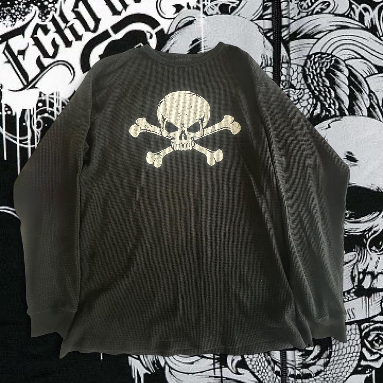 Vintage MT:2 Skull Crossbones Grail OG screenprint... | Depop