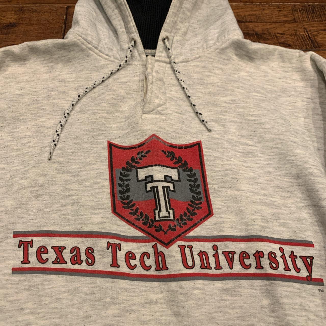Vintage Baggy Texas Tech Hoodie Perfect Condition -... - Depop
