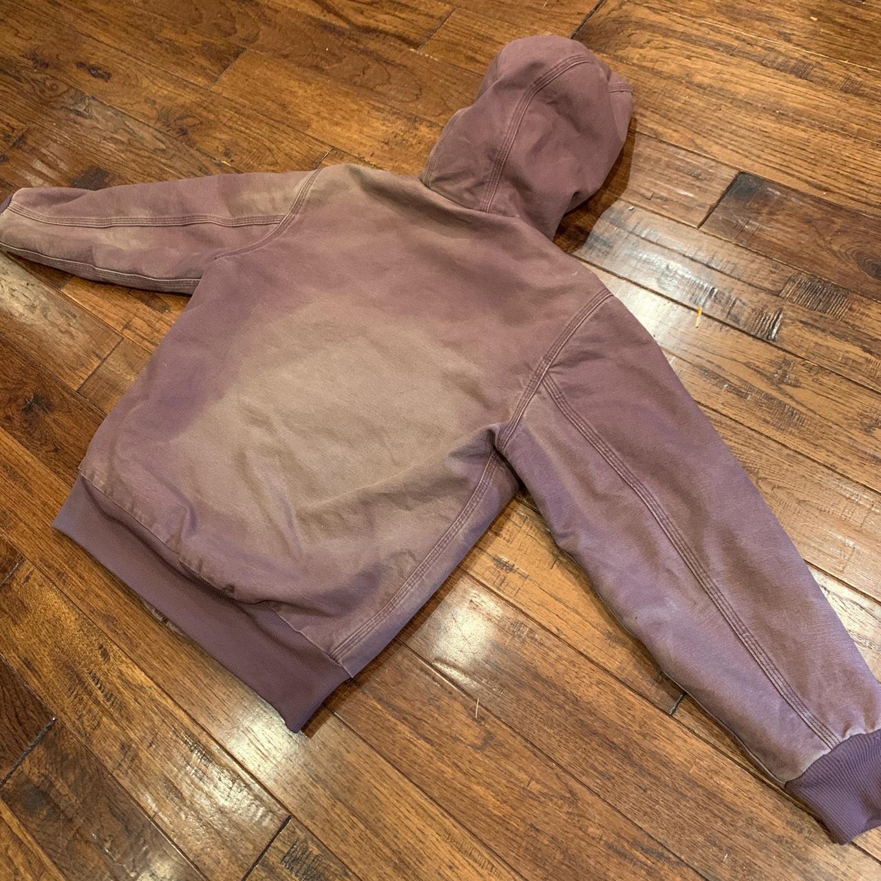 Vintage Purple Carhartt Work Jacket In Amazing... - Depop